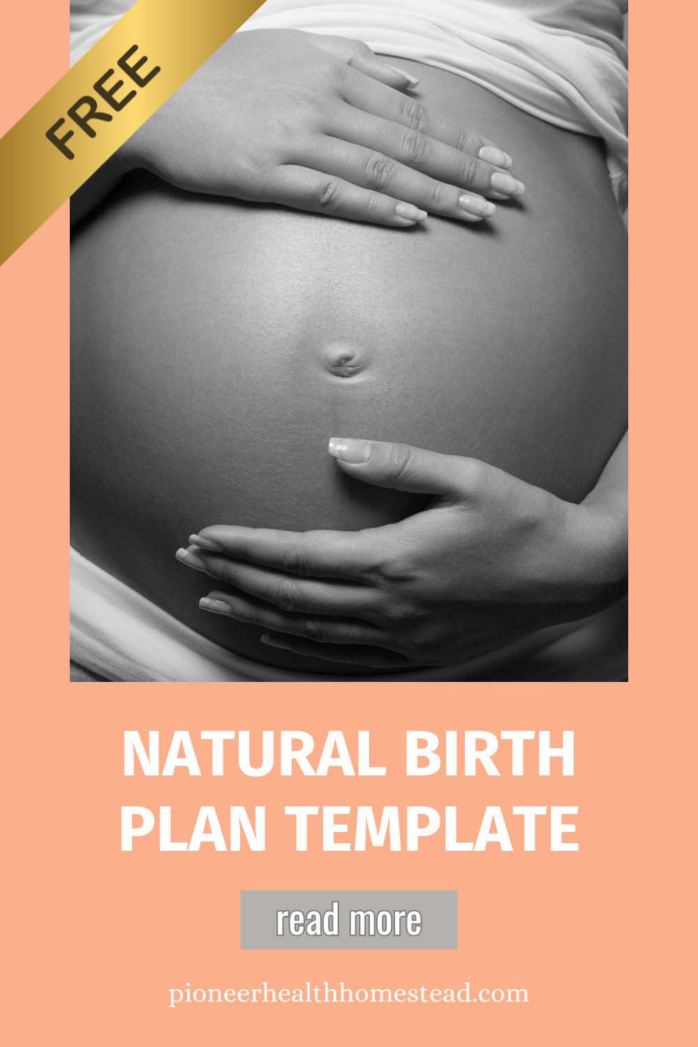 How to Create Natural Birth Plan: Free Sample Template - Pioneer Health ...